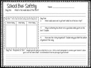Back to School Close Reading Passages - Ciera Harris Teaching