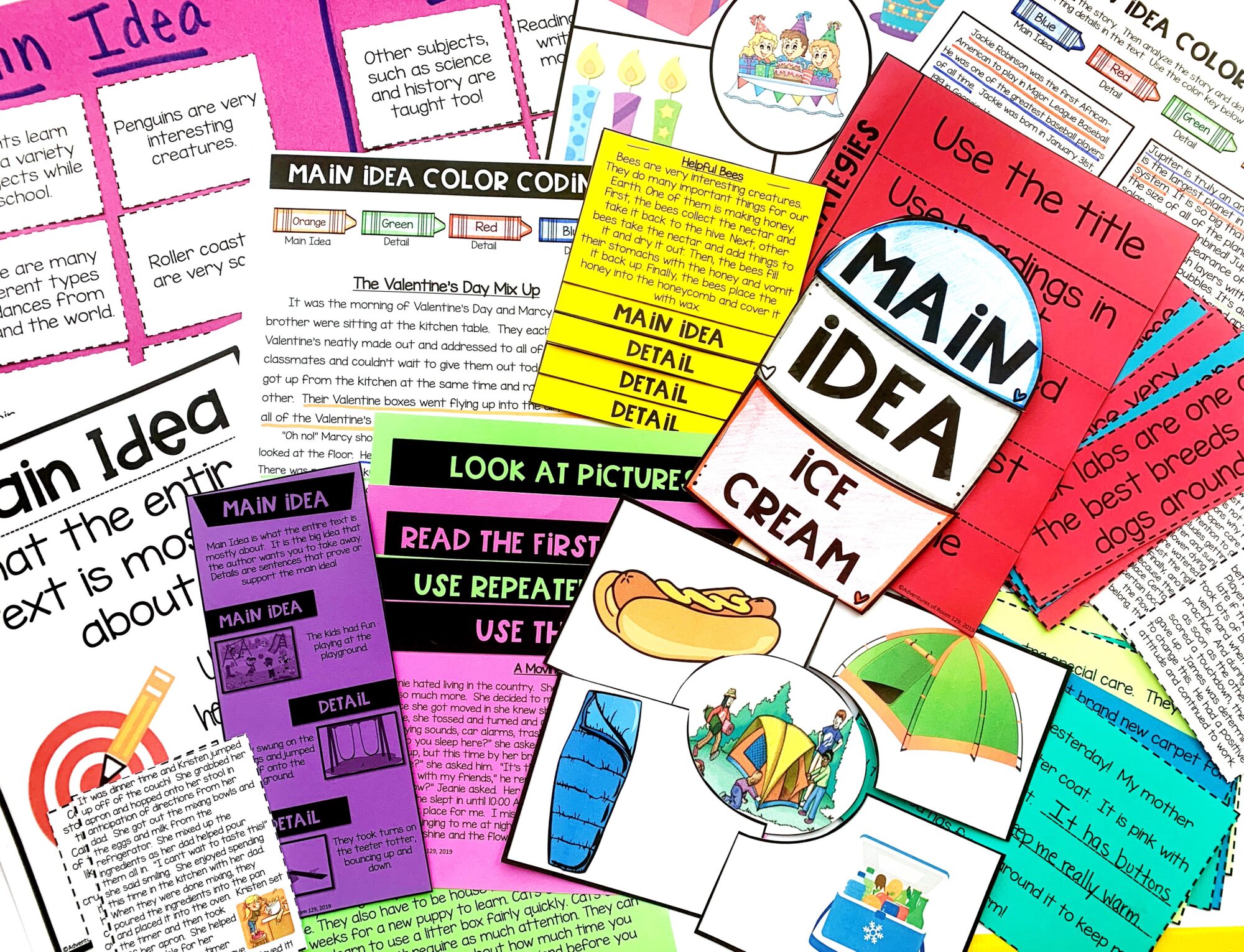 Main Idea Mini Lessons - Ciera Harris Teaching