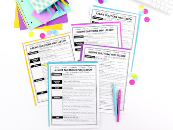 Asking Questions Mini Lessons - Ciera Harris Teaching