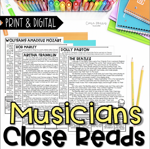 Musicians Close Reads - Ciera Harris Teaching
