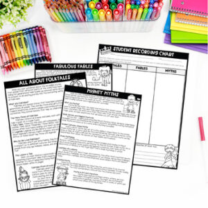 Folktales, Fables, and Myths Printables & Activities (Print & Digital ...