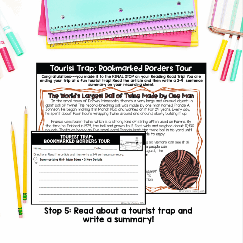 Reading Road Trip: End of Year Review - Ciera Harris Teaching